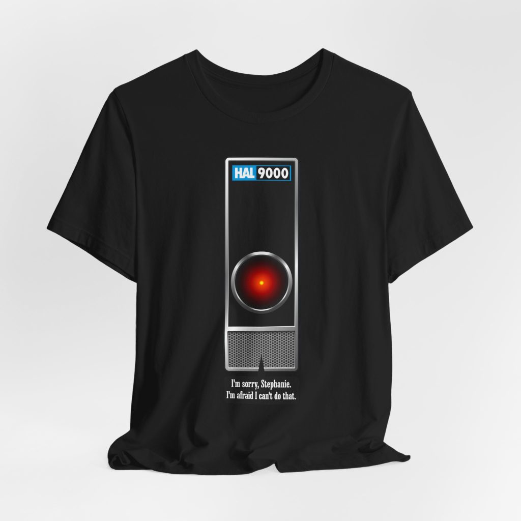 Custom HAL-9000 T-Shirt for Brad II | FictionalCorporations.com